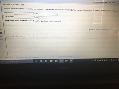 solved chapter 20 problem 024 a carnot engine absorbs 53 7