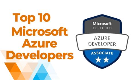top 10 microsoft azure developers in 2024 dot net developers
