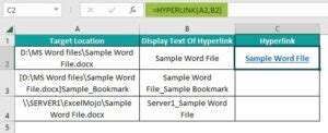 HYPERLINK Function In Excel Formula Examples How To Use