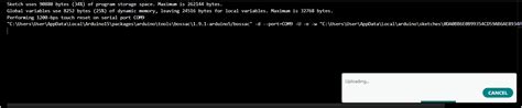 Code Is Not Uploading On Arduino Uno R4 Wifi Taking Forever To Upload Uno R4 Wifi Arduino Forum