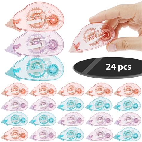 24pcs Double Sided Tape Roller 2360236in Adhesive Glue Runner