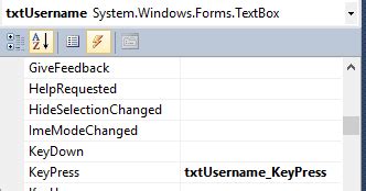 Coding In C How To Make An Event When Enter Key Is Pressed In A Textbox In C