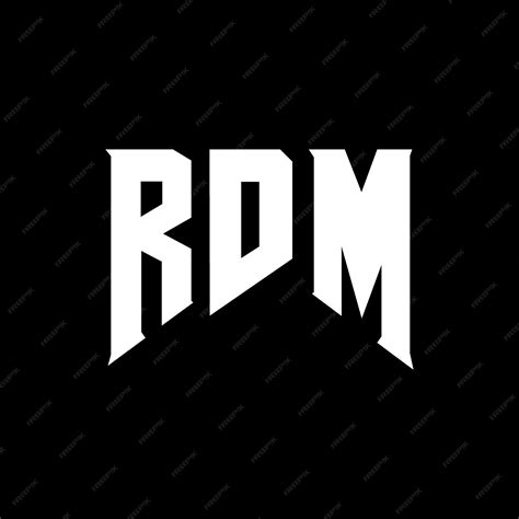 기술 회사 Rdm의 글자 로고 디자인 Rdm 로고 디자인 검은색과 색 컬러 조합 Rdm 로그 Rdm 터 Rdm 디자인 Rdm 아이콘 Rdm 알파 Rdm 타이포그래피 로고