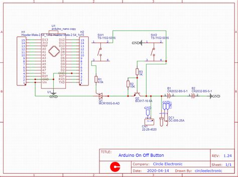 Arduino On Off Button And Coin Cell Power Supply Hackster Io