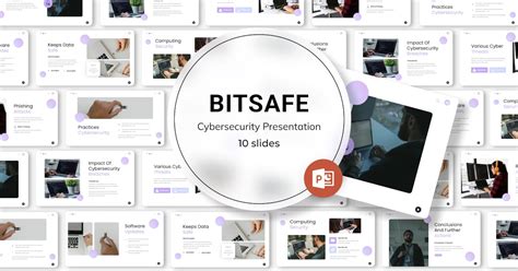 Bitsafe презентация Powerpoint по кибербезопасности Шаблоны презентаций Включая сеть и