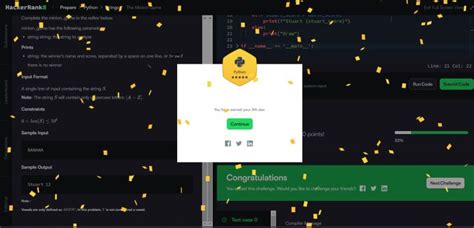Python Hackerrank 5stargold Coding Problemsolving Continuouslearning Gold Badge