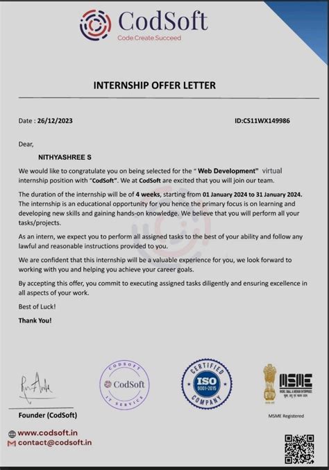 Nithya Shree S On Linkedin 🖥️ Excited To Announce Ive Accepted A 4