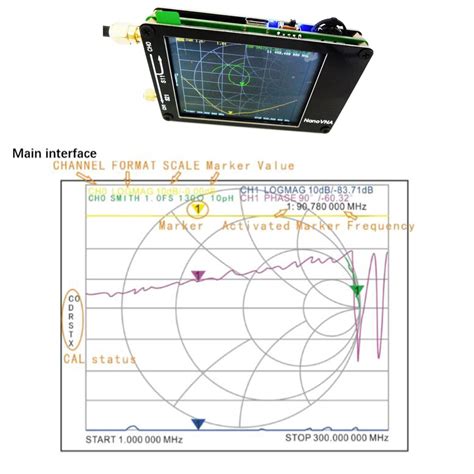 Handheld Vector Network Analyzer 50khz 900mhz Digi Grandado