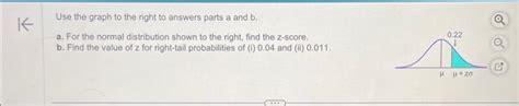 Solved Use The Graph To The Right To Answers Parts A And B Chegg
