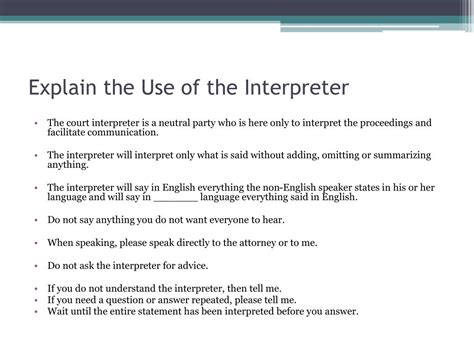 Ppt Effective Use Of Interpreters Powerpoint Presentation Free