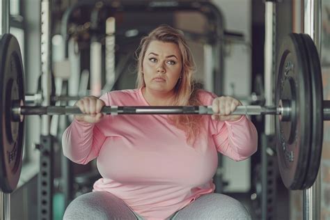 Chubby Woman Gym Exercise Fitness Free Photo Rawpixel