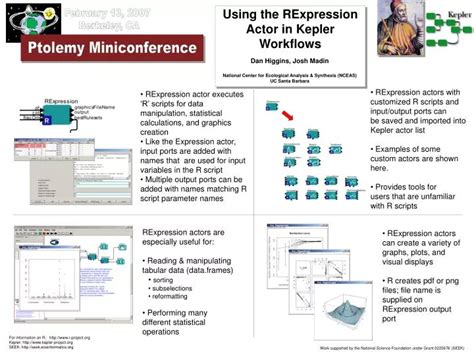 Ppt Using The Rexpression Actor In Kepler Workflows Powerpoint Presentation Id140342
