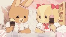 Cartoon Eating Ice Cream S Tenor