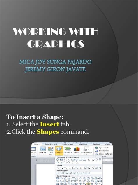 working with graphics pdf tab gui computing