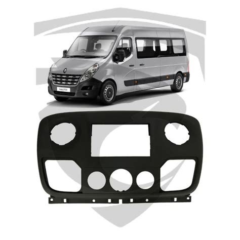 Moldura Renault Master 2014 A 2021 Preta 7″ Fiamon Guerra Distribuidora