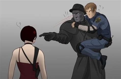 Mr X Leon Ada Resident Evil Funny Resident Evil Game Resident Evil Leon