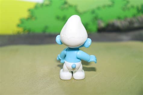 Smurfs Brainy Smurf Nerd Mini Figure With Moving Limbs Rare Miniature 2010 4600576485