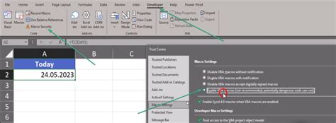 excel vba — recording the first macro introduction to macros and vba 03 excel and adam