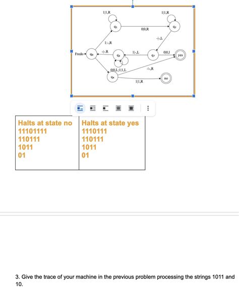 Free 3 Give The Trace Of Your Machine In The Previous Problem