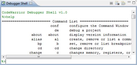 Scripting The Debugger Shell Getting Started Mcu On Eclipse