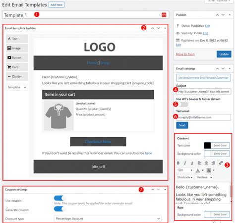 email templates villatheme documentation