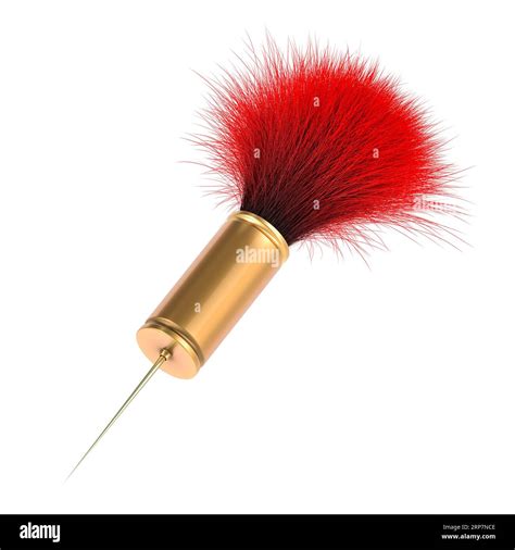 Tranquillizer Dart Tranquilizer Dart 3d Rendering Isolated On White