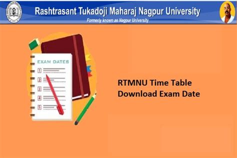 Rtmnu Time Table Winter 2024 Nagpur University Ug Exam Date