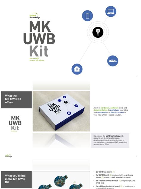 Mk Uwb Kit Product Brief Pdf Mobile App Software Development Kit