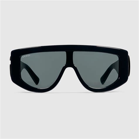 Rectangular Frame Sunglasses In Black Gucci® Us
