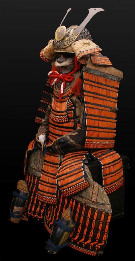 Old Japanese Armour Ceremonial Samurai Suit Of Armor Edo Period Mixed
