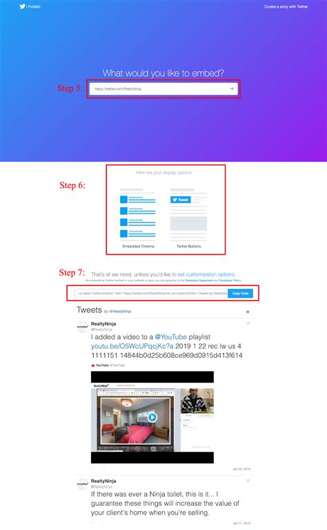 Adding A Live Twitter Widget To A Page Realtyninja Help Docs