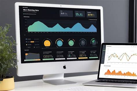 Premium Photo Chat Marketing Metrics Dashboard