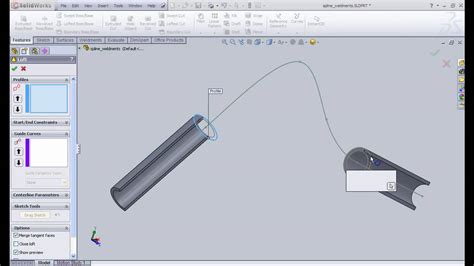 Solidworks Trips And Tricks Creating Weldment Using Spline Profile YouTube