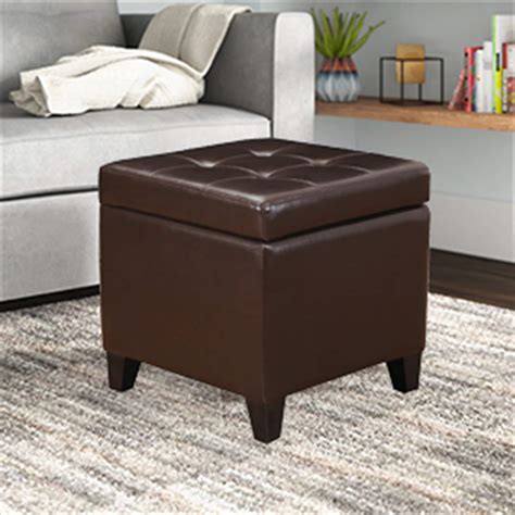 Bonded Leather Storage Ottomans Bed Bath And Beyond