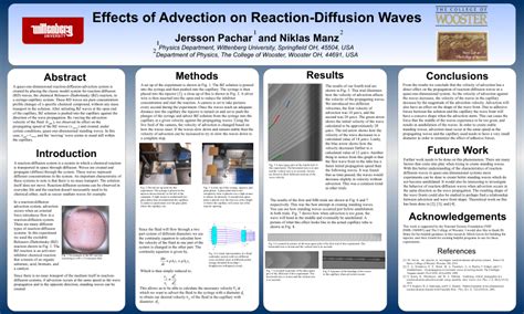 pdf effects of advection on reaction diffusion waves