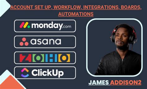Configure And Oversee Monday Crm Asana Clickup Trello Zoho And Monday Com By Jamesaddison2