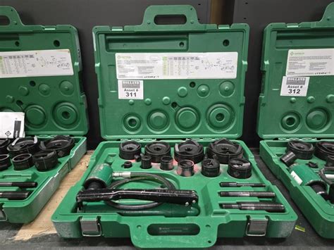 Greenlee Model 746a767 Hydraulic Knockout Driver Kit W Standard Round