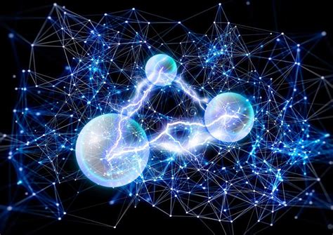 3d Illustration Of Spheres Connected By Light Lines Stock Illustration Illustration Of Idea