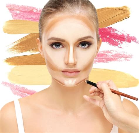 Premium Photo Contouring Make Up Woman Face Contour And Highlight Makeup