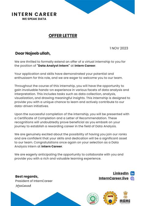 Najeeb Ullah On Linkedin Dataanalysis Intern