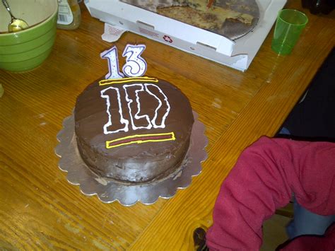 One Direction 13 Birthday Cake