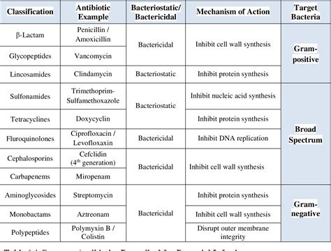 Gram Positive Vs Gram Negative Chart