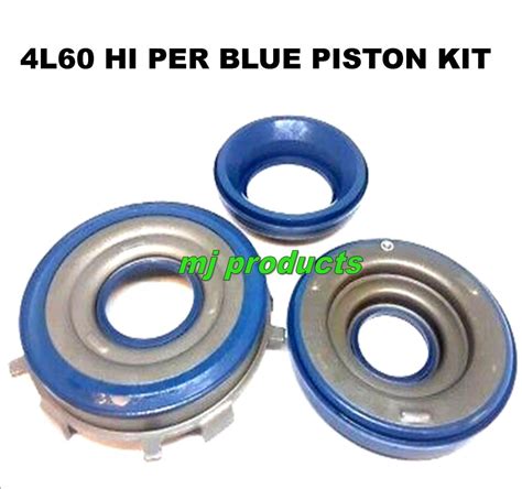 4L60E MOULDED PISTON KIT Hi Per Blue Pistons SUIT VT VX VY VZ V8 OR SIX Commodore 4 Speed