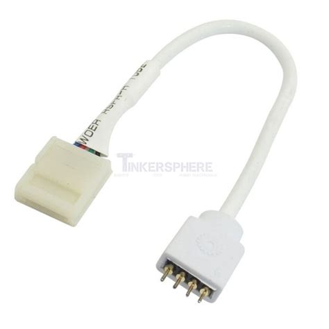 4 49 RGB LED Strip To 4 Pin Adapter Tinkersphere