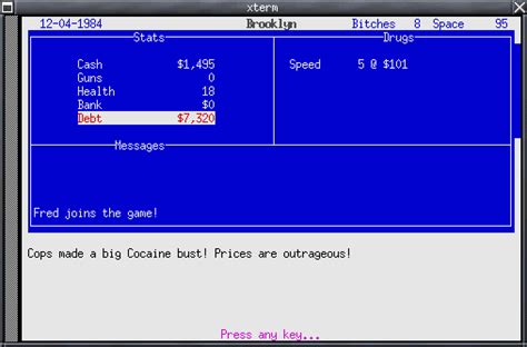 Screenshots Linux Console Mode Ncurses Client Version 150