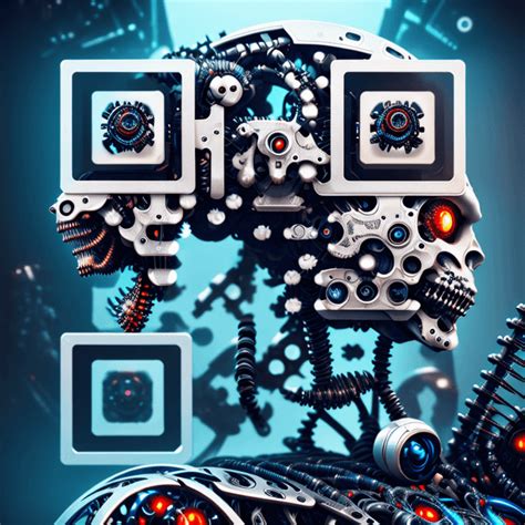 Cyborg Qr Code Rqrcodeart
