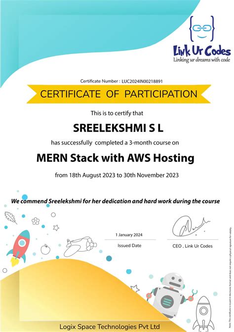 sreelekshmi s l on linkedin mernstack aws fullstackdevelopment continuouslearning linkurcodes