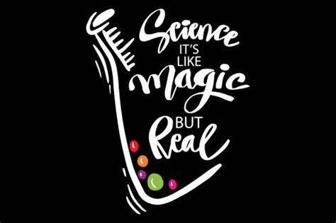Science Its Like Magic But Real Poster Graphic By Handhini