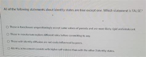 Solved All Of The Following Statements About Homework Are Chegg