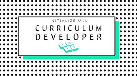Computer Science Curriculum Developer Initialize Rso